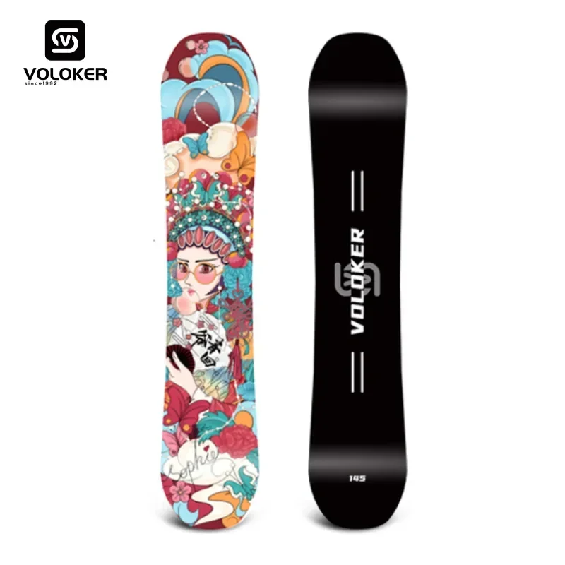 Vooker-Snowboard-Engraved-Skateboard-All-Terrain-Wild-Snow-Flat-Flower ...