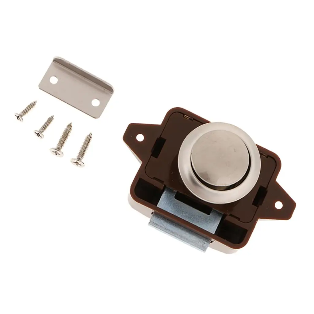 Drawer Push Button Motorhome Van Cabinet Door Latch Knob - AliExpress 34