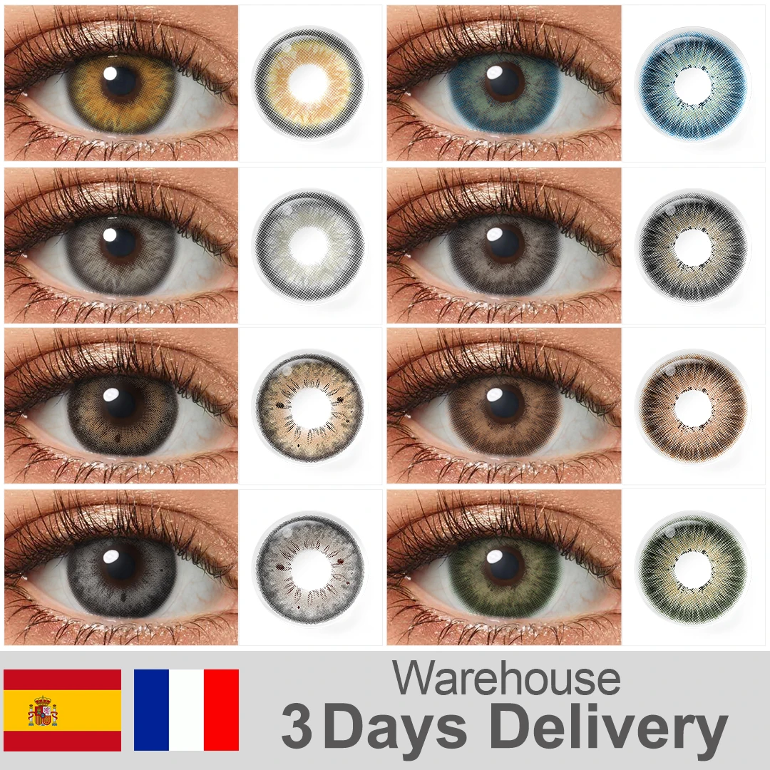 Magister Colored Contact Lenses Natural Look Brown Eye Lenses Fast ...