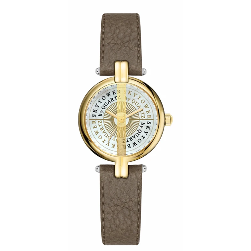 Luxury Woman Watch Leather Small Dial Golden Waterproof Designer Hand ...