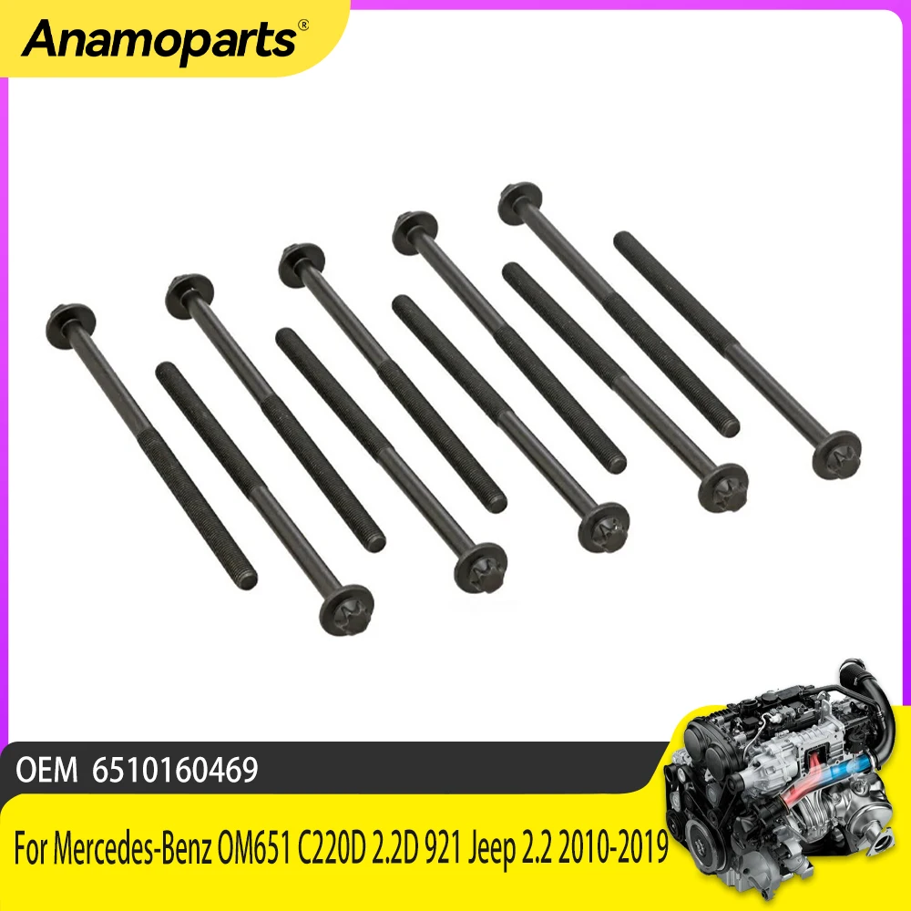Cylinder-Head-Bolts-Set-For-Mercedes-Benz-OM651-C220D-2-2D-921-Jeep-2-2 ...