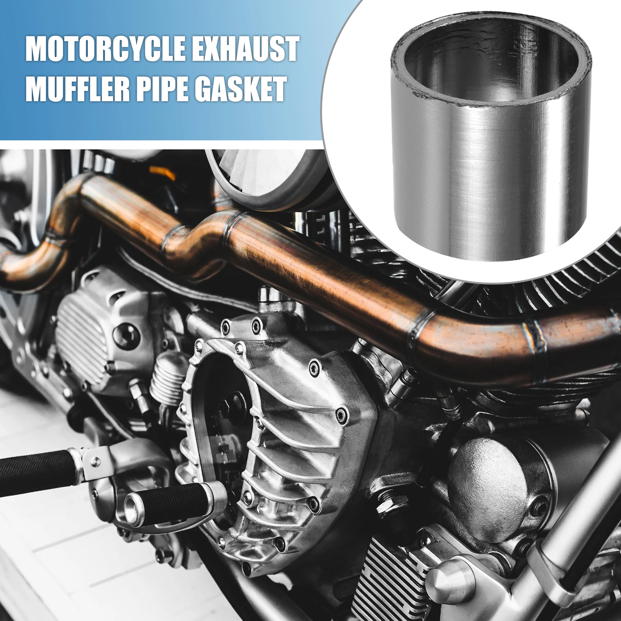 Motoforti-2pcs-ID-30mm-50mm-OD-35mm-55mm-Universal-Exhaust-Muffler-Pipe ...