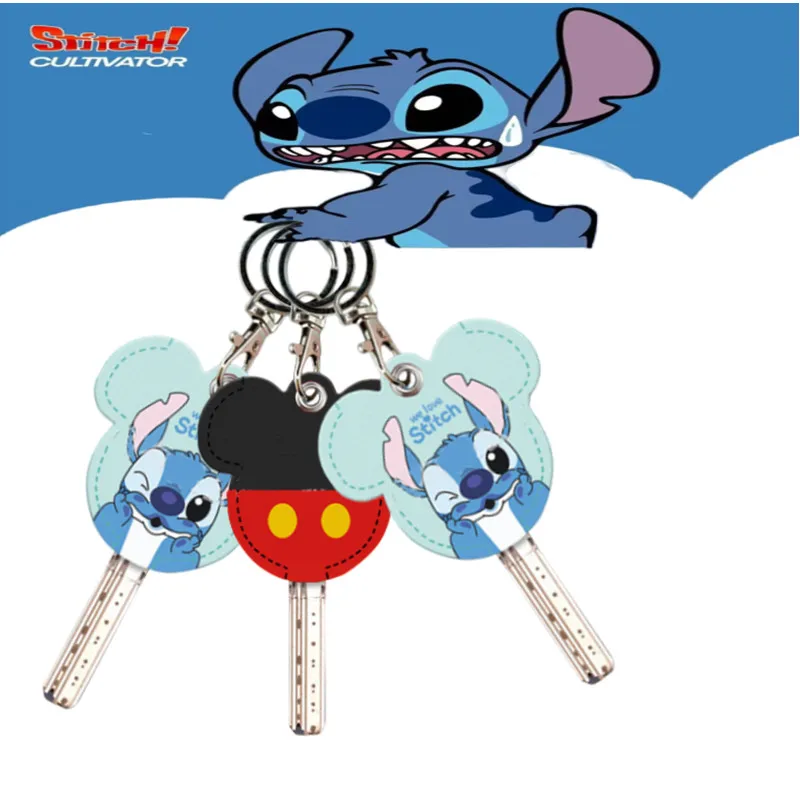 Disney-Stitch-Anime-PVC-Schl-ssel-Set-niedlichen-Mickey-Minnie-Schl ...
