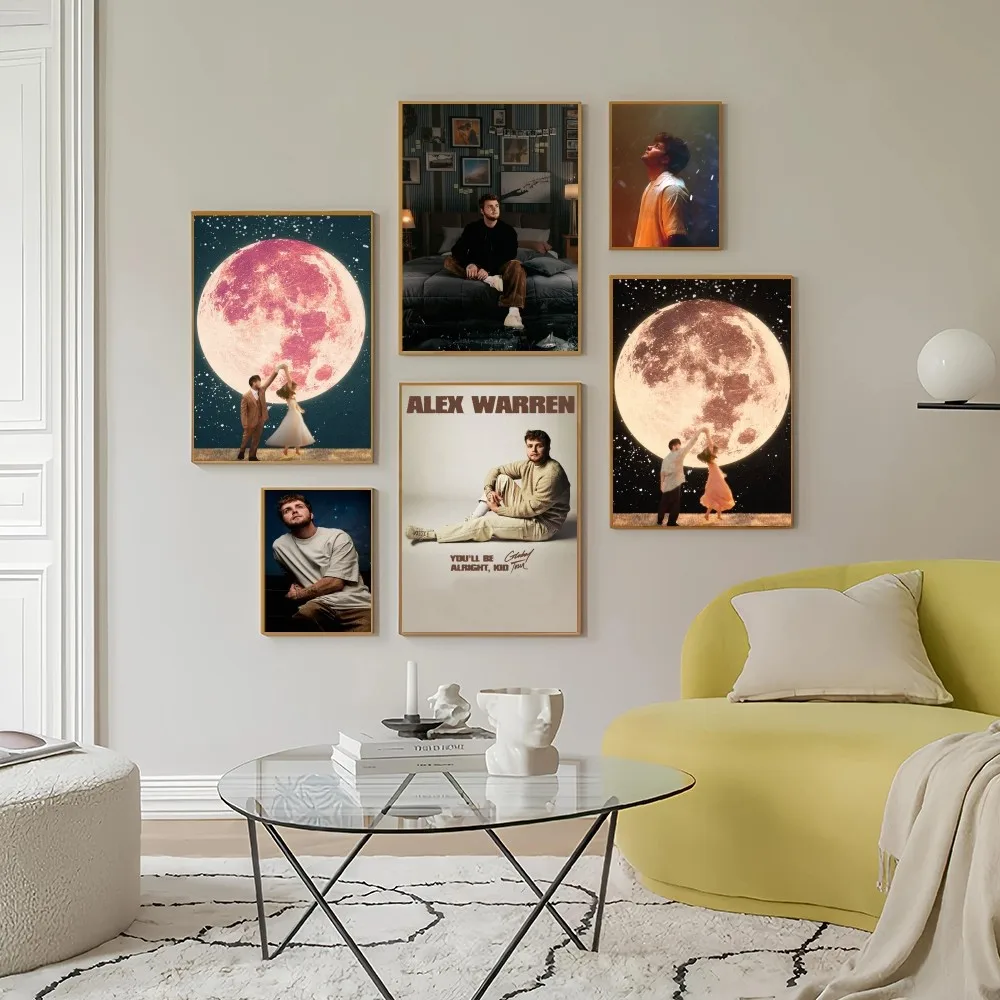Pop Music Singer Alex Warren Poster Bedroom Living Room Wall Garage ...