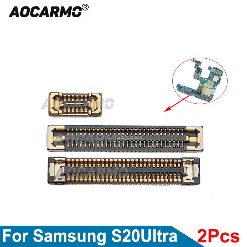 Aocarmo antena de señal Wifi para Samsung Galaxy S20 Ultra S20U, 2 unidades, pantalla táctil LCD ...