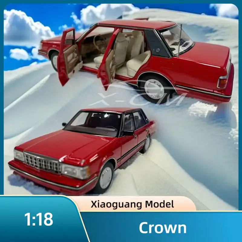 Diecast Car Model Xiaoguang Crown MS122 (Red with Red/Beige Interior) 1 ...