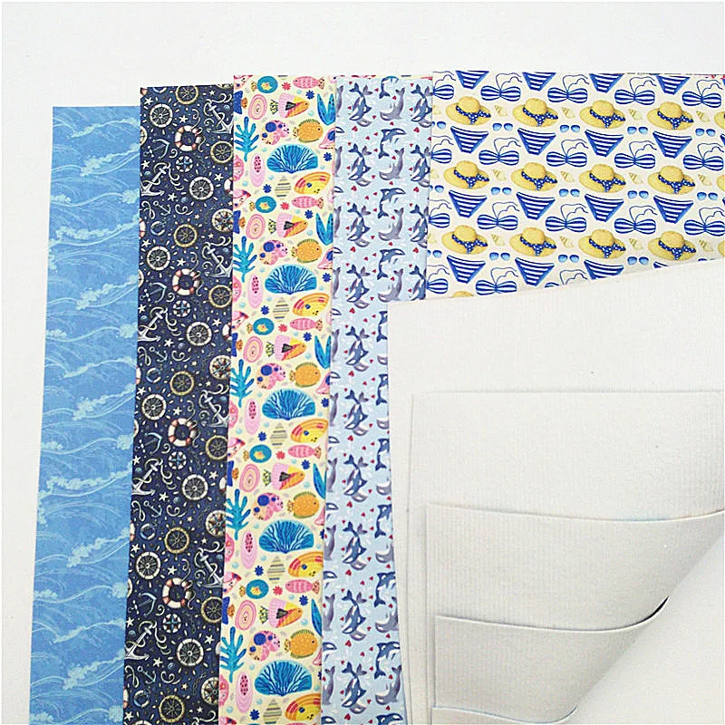 Beach Theme Vinyl Fabric