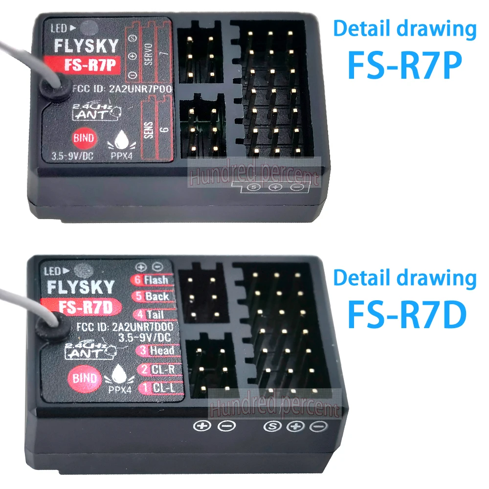 FLYSKY FS G7P G7P 2.4G 7CH ANT Protocol Radio Transmitter PWM PPM I BUS SBUS Output with FS R7P ...