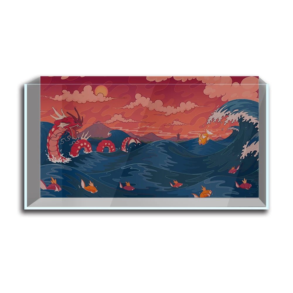 Red Gyarados Japanese Wallpaper