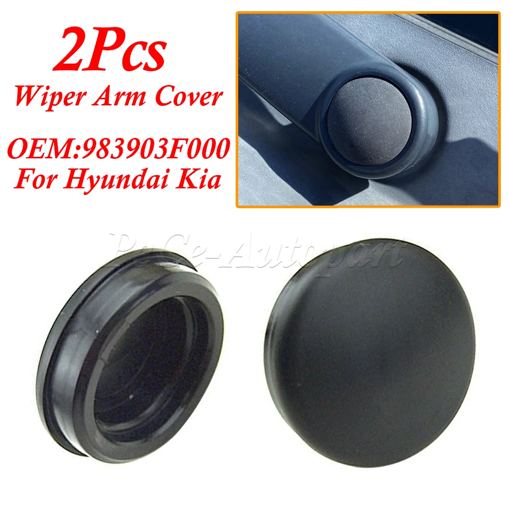 2Pcs-Front-Windshield-Wiper-Washer-Arm-Nut-Cover-Cap-983903F000-For ...