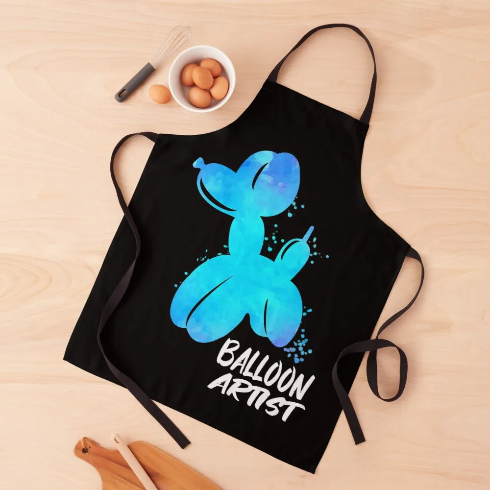 BALLOON ARTIST (BLUE OIL PAINT) Apron Woman kitchen apron kitchen apron ...