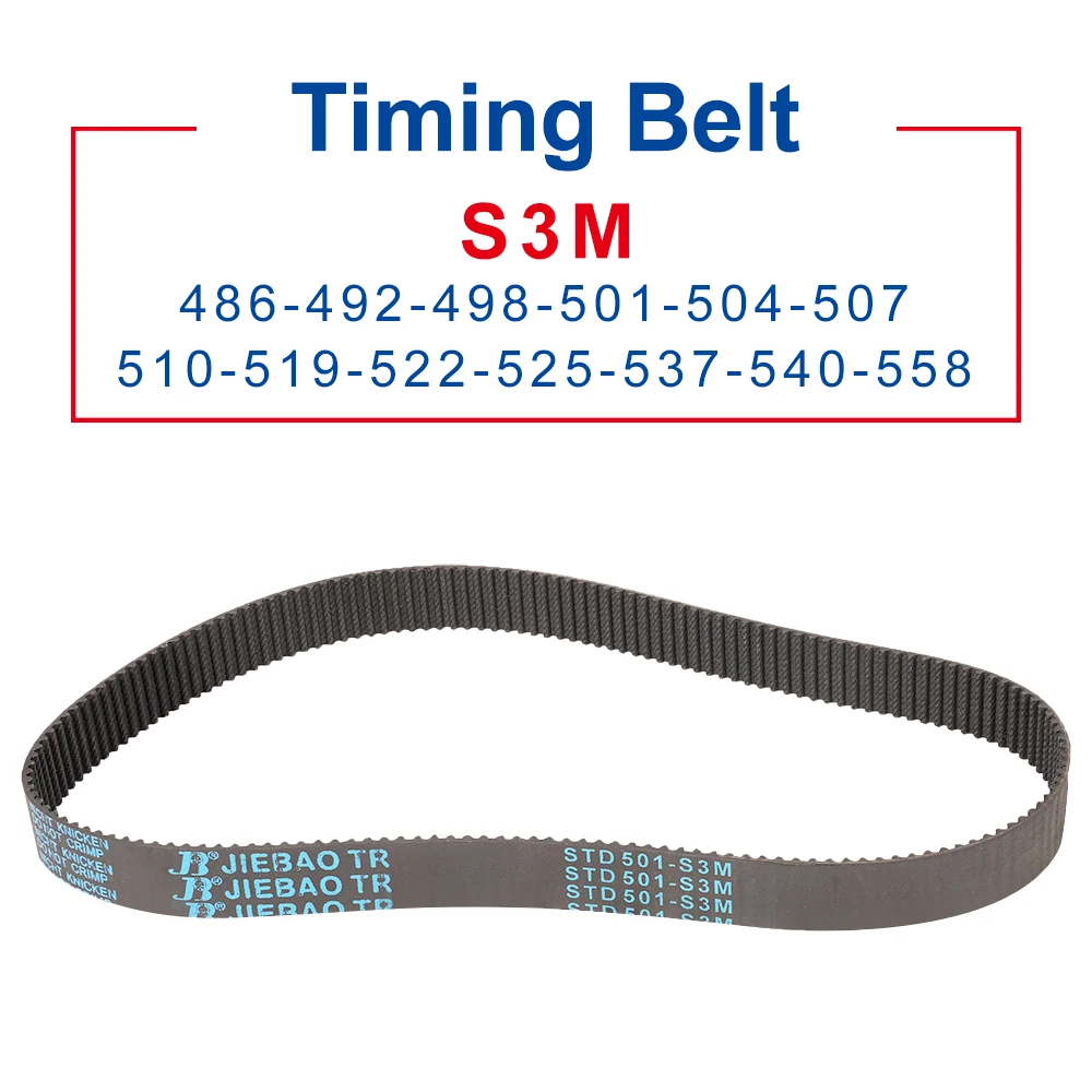 Timing Belt S3M486/492/498/501/504/507/510/519/522/525/537/540/558 ...