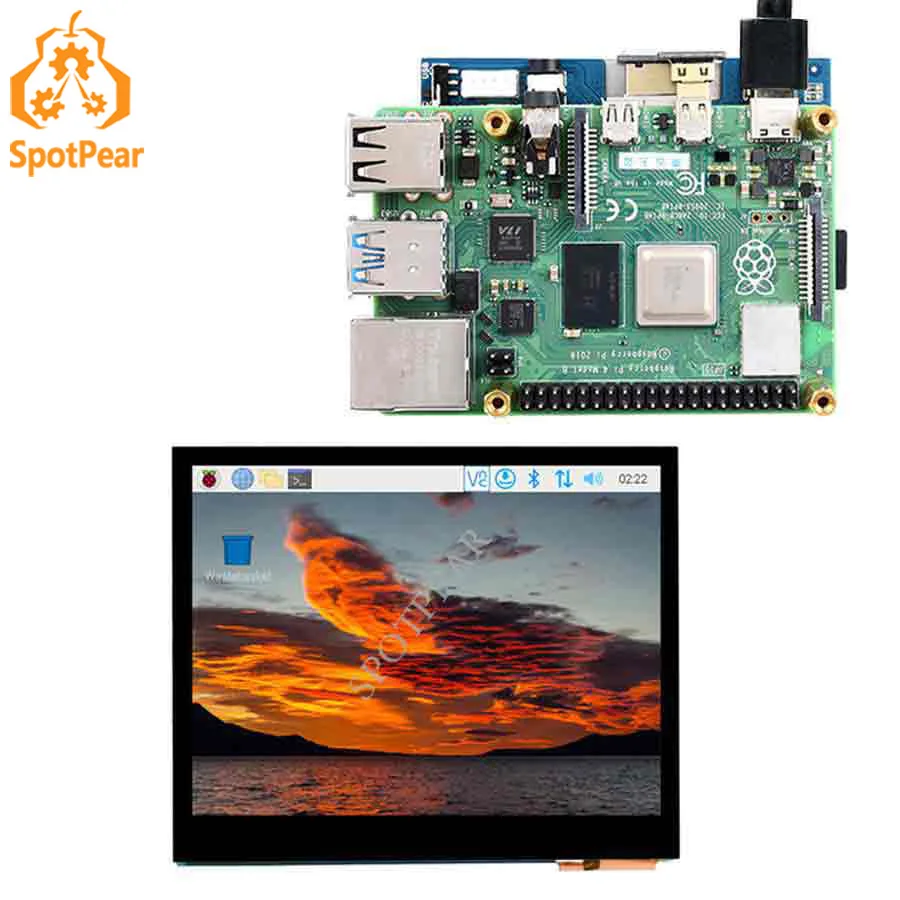 Raspberry-Pi-3-5-inch-touchscreen-3-5inch-display-640-480-IPS ...
