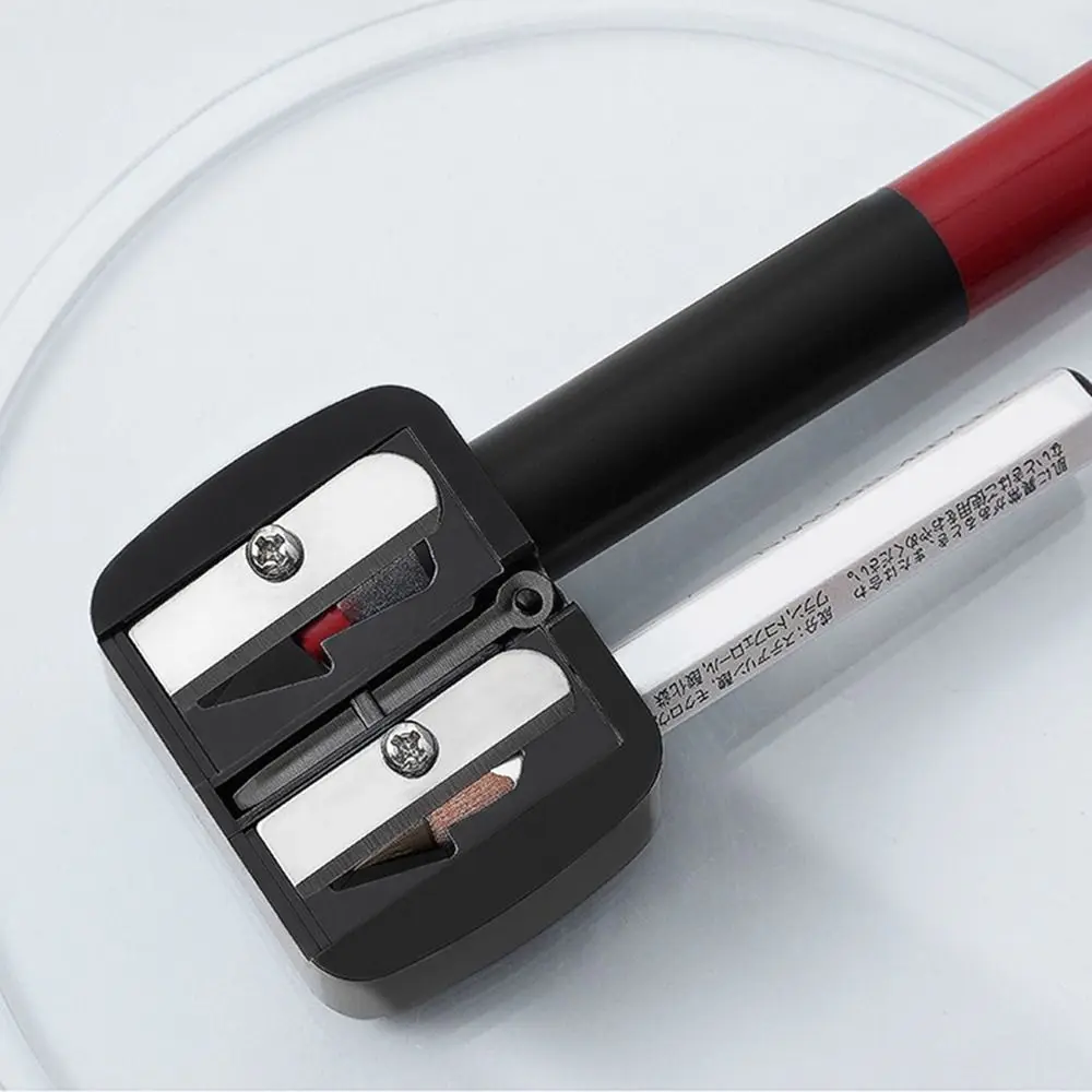 2Pcs-Classical-Double-Hole-Pencil-Sharpener-Mini-Plastic-Eyebrow-Pencil ...