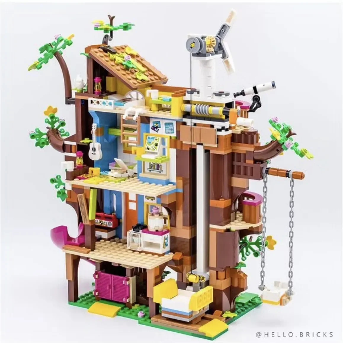 AOGER-Friends-Girls-Friendship-Tree-House-Building-Blocks-Bricks-41703 ...