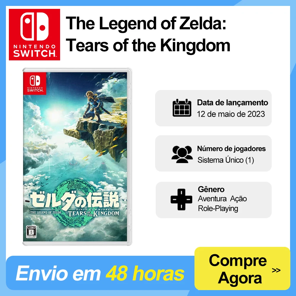 Nintendo switch game lida The Legend of Zelda Tears of the Kingdom e ...