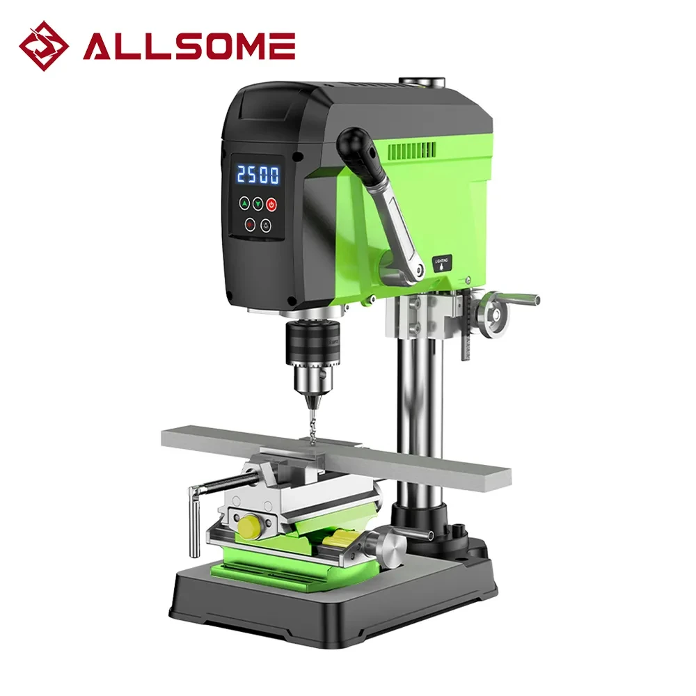 Allsome Brushless Drilling Machine 400w Cast Iron Benchtop Drill Press ...