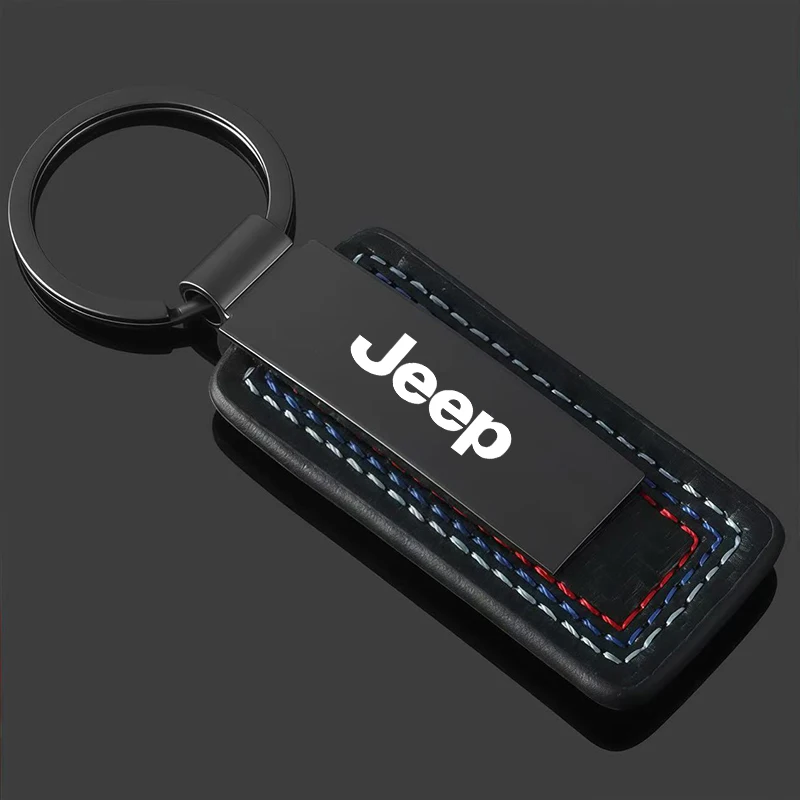 Luxury Metal Car Emblem Keyring Keychains For Jeep Wrangler Grand ...