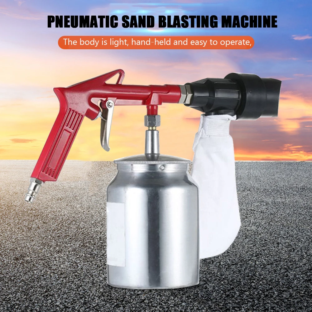PS-11R Handheld Pneumatic Sandblaster Sandblasting Spray Gun With ...