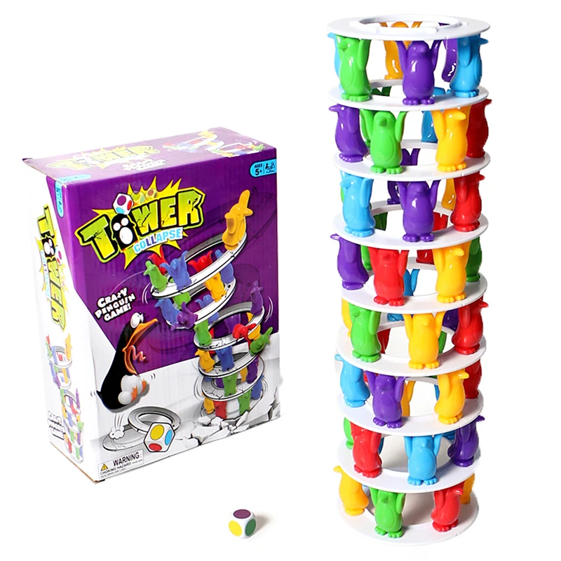 Kids-Penguin-Tower-Collapse-Balance-Game-Toy-Party-Family-Funny-Board ...
