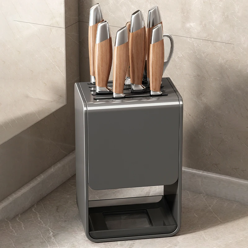Kitchen-Knife-Rack-Shelf-No-punch-Household-Put-Knife-Holder-Knife ...