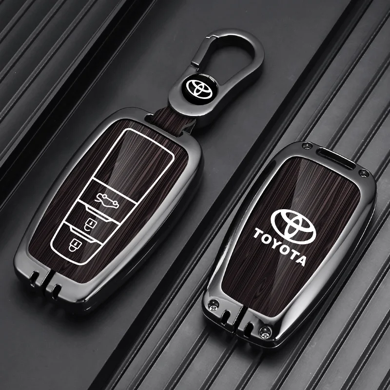 Zinc Alloy Car Key Case Cover Shell Protector For Toyota Corolla Prius ...