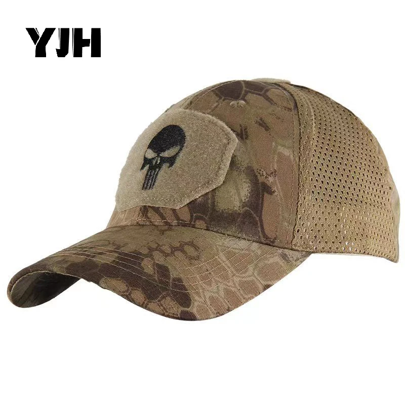 New-camouflage-explosive-military-NET-hat-Punisher-embroidered-tactical ...
