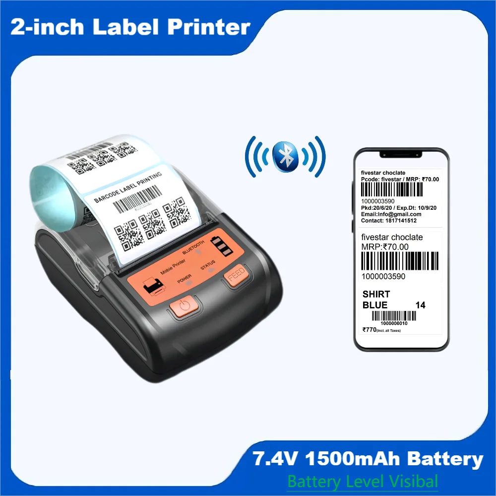 90mm-s-58mm-Sticker-Printer-Mobile-2-Inch-Bluetooth-USB-Thermal-Label ...
