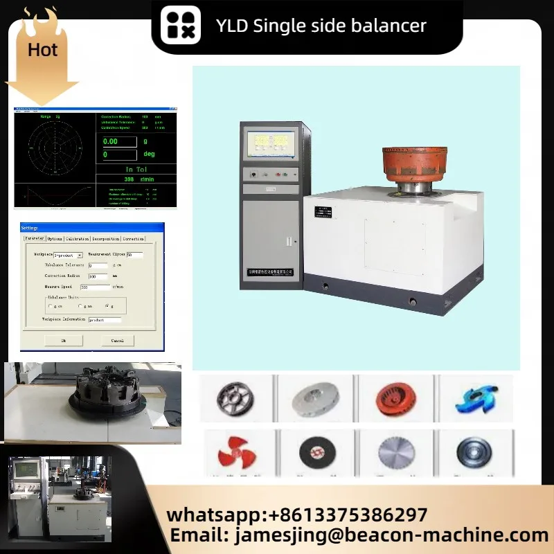 Single-Plane-Balancing-Machine-Yld-16-42-50-100-Fan-Blade-Pump-Impeller ...