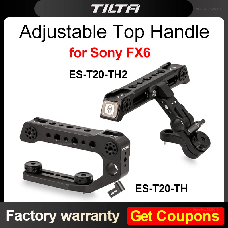 TILTA ES T20 TH ES T20 TH2 Adjustable Top Handle for Sony FX6 LCD ...