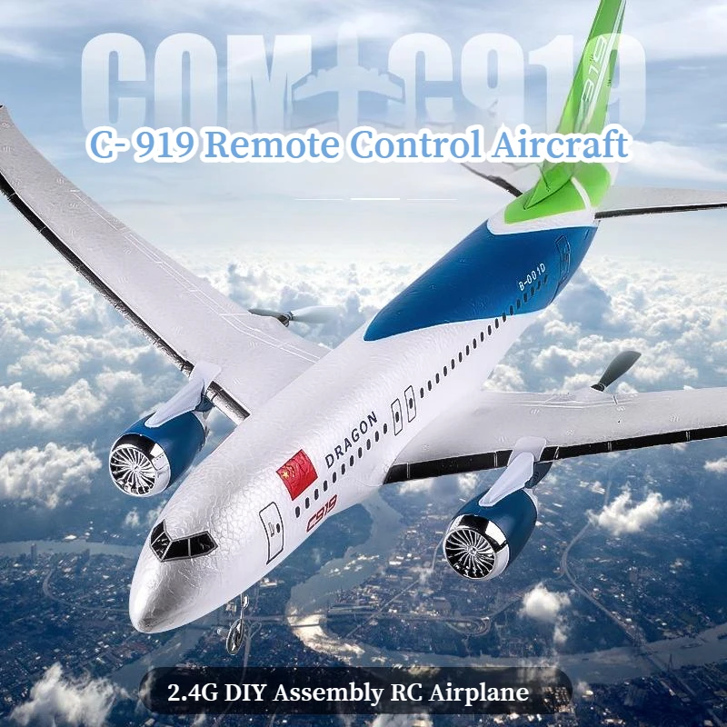 3-Channel-RC-Airplane-C919-Remote-Control-Foam-Simulation-Airliner ...