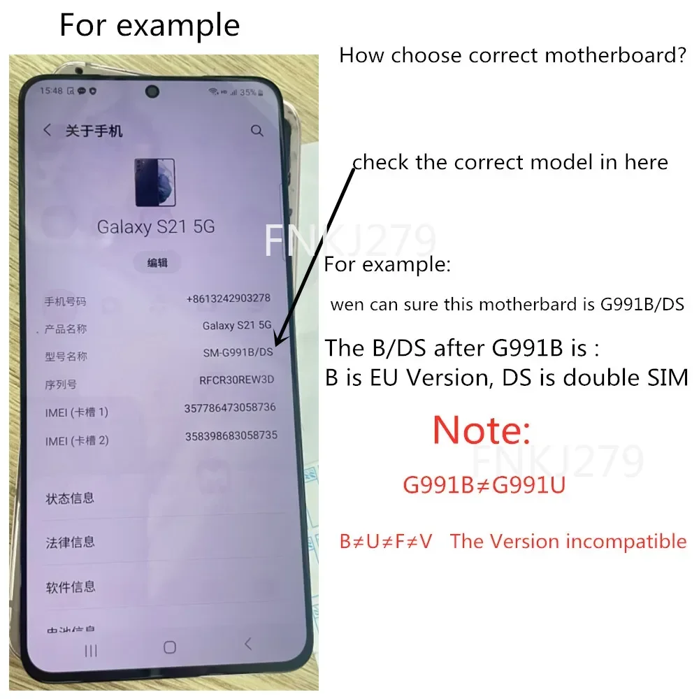 100% рабочая разблокированная материнская плата для Samsung Galaxy 5G ...