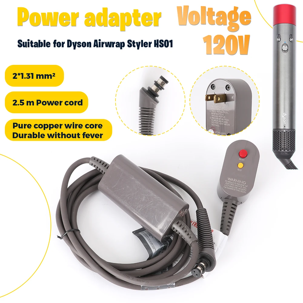 110-120V-US-Power-Cord-Replacement-for-Dyson-Airwrap-Styler-Power-Cable ...