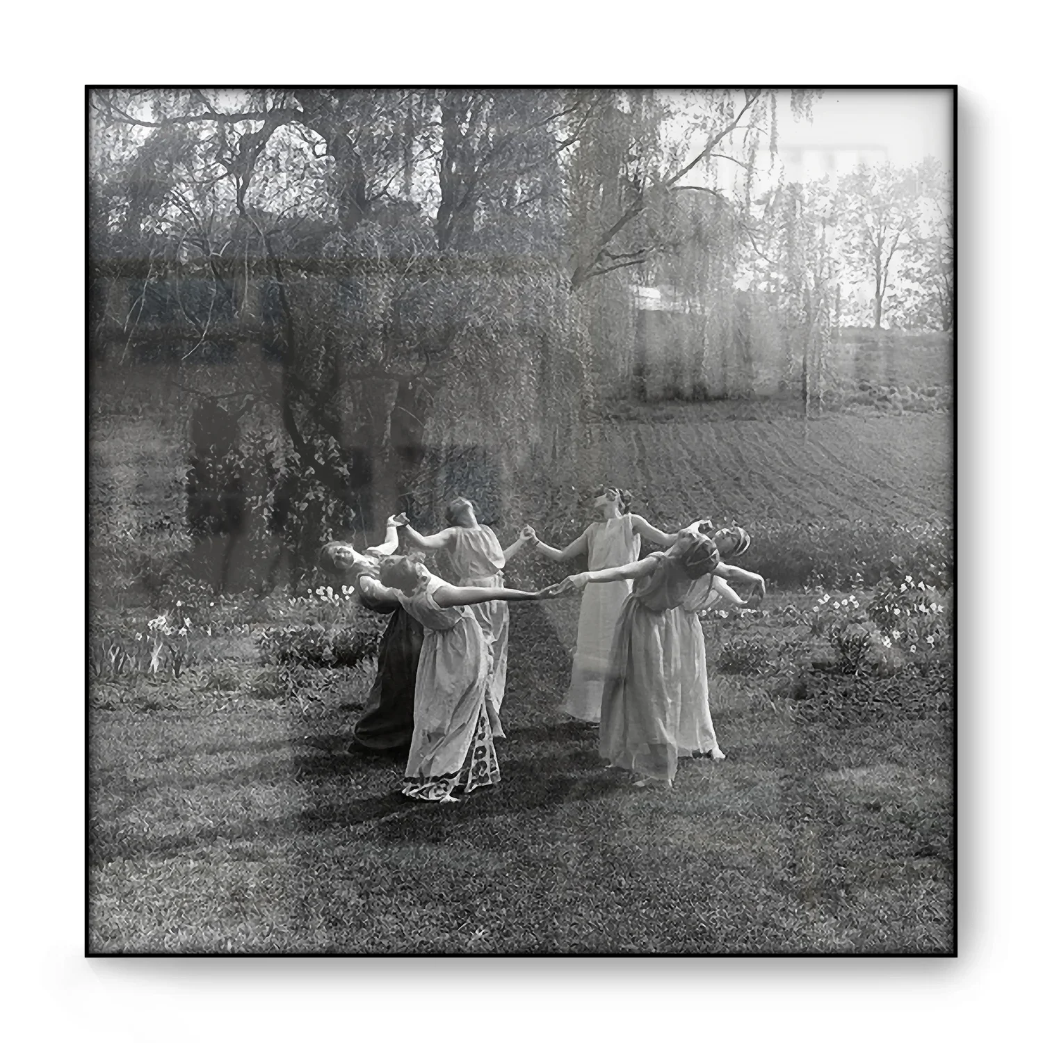 Circle of Women Dancing Moon Light Dance Meadow Pagan Witches Wiccan ...