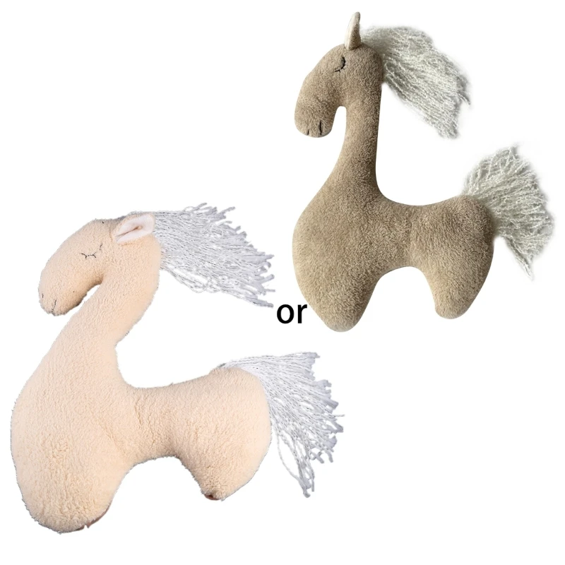 Newborn Photography Posing Pony Props Baby Photoshoot Cute Horse Doll ...