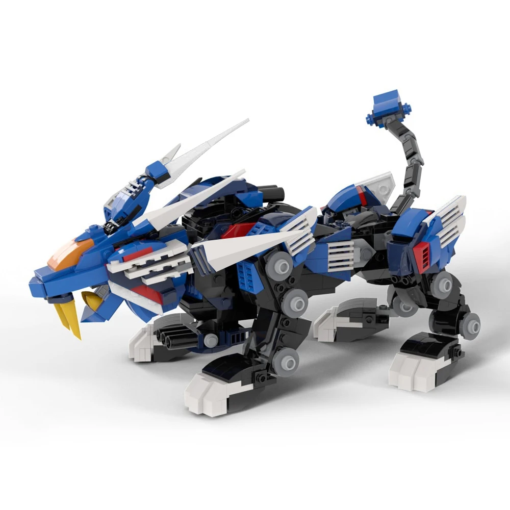 MOC-Soss-Mechanical-Beast-For-Zoids-Blade-Liger-Building-Blocks-Set ...