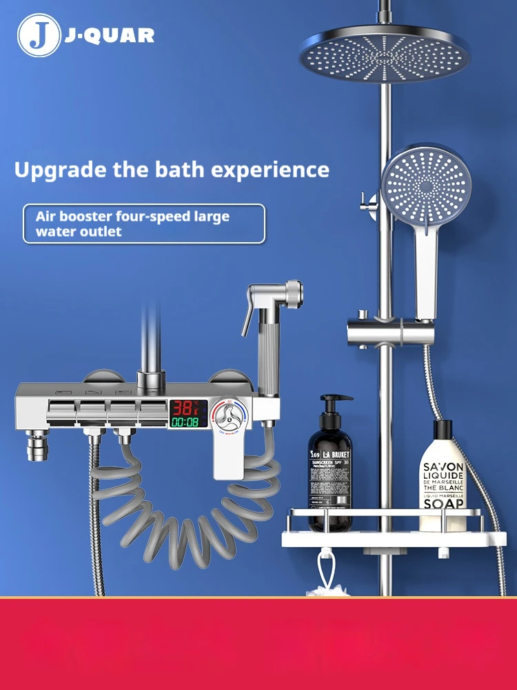 Shower-faucet-set-with-anti-scalding-modern-luxury-wall-mounted ...