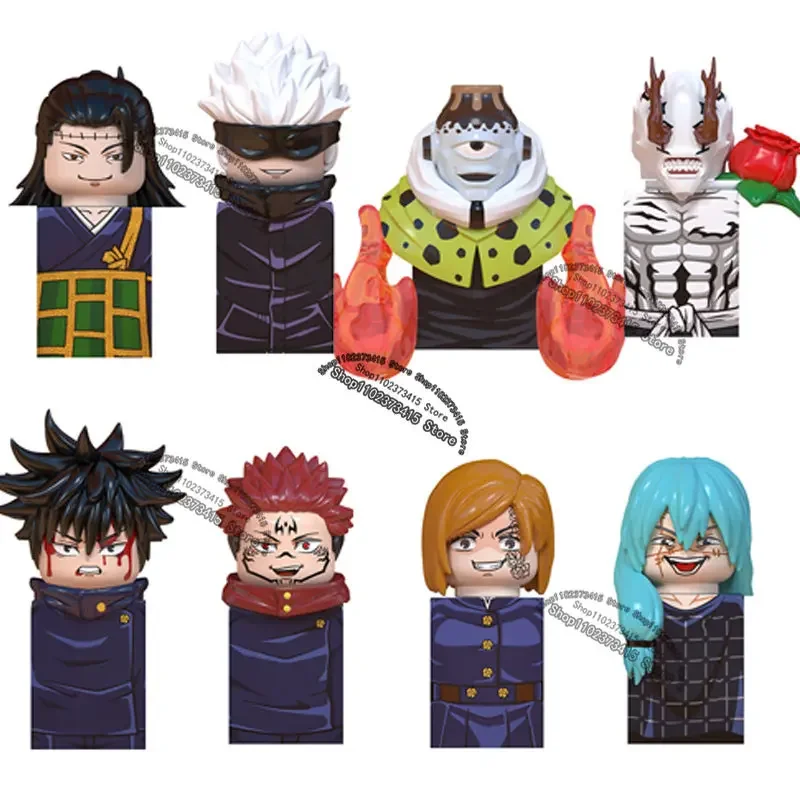 Mini-Action-Figures-Building-Blocks-Blocos-WM-Jujutsu-Kaisen-Itadori ...