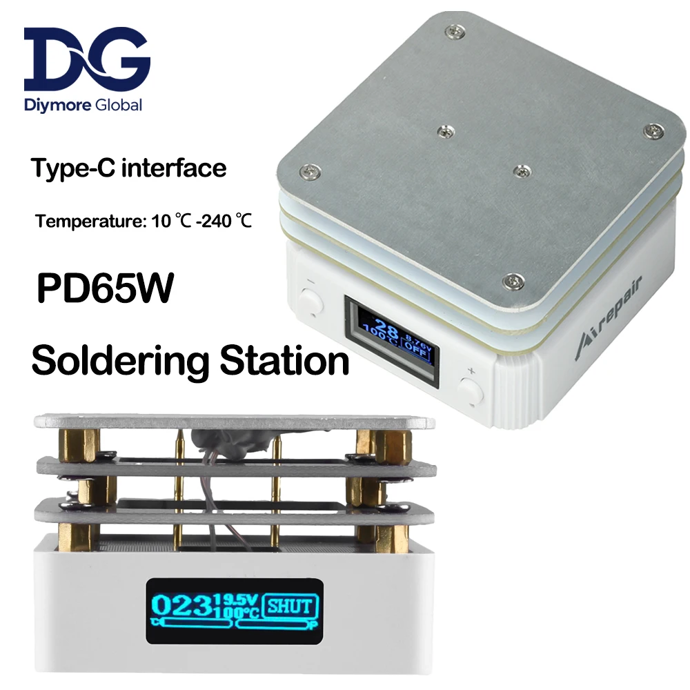 PD65W Hot Plate Preheater PCB SMD Board Heating Area Constant ...
