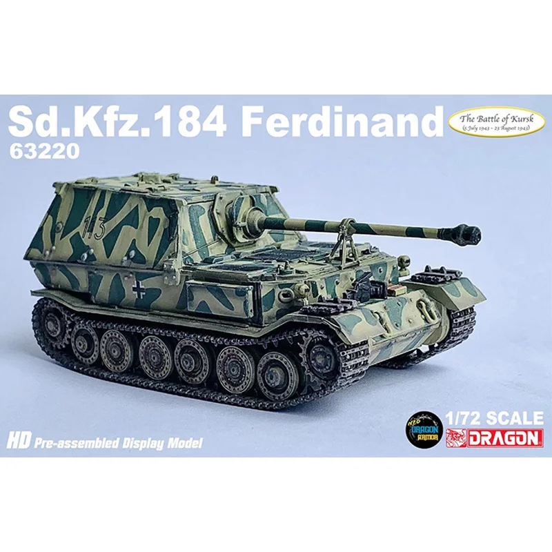 Dragon-1-72-Scale-WW2-German-Tank-Sd-Kfz-184-Ferdinand-Destroyer-Model ...