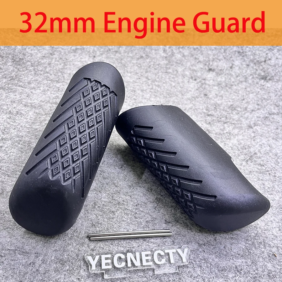 32MM Universal Motorcycle Front Bumper Crash Bar Protector Engine Guard ...