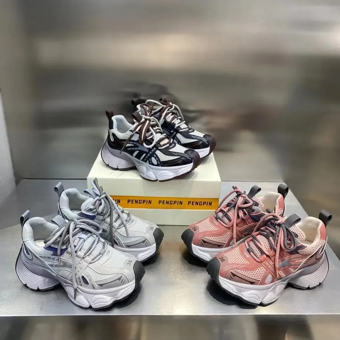 Chunky-Trainers-Clunky-Sneakers-Vulcanize-Shoes-Women-s-Autumn-New ...