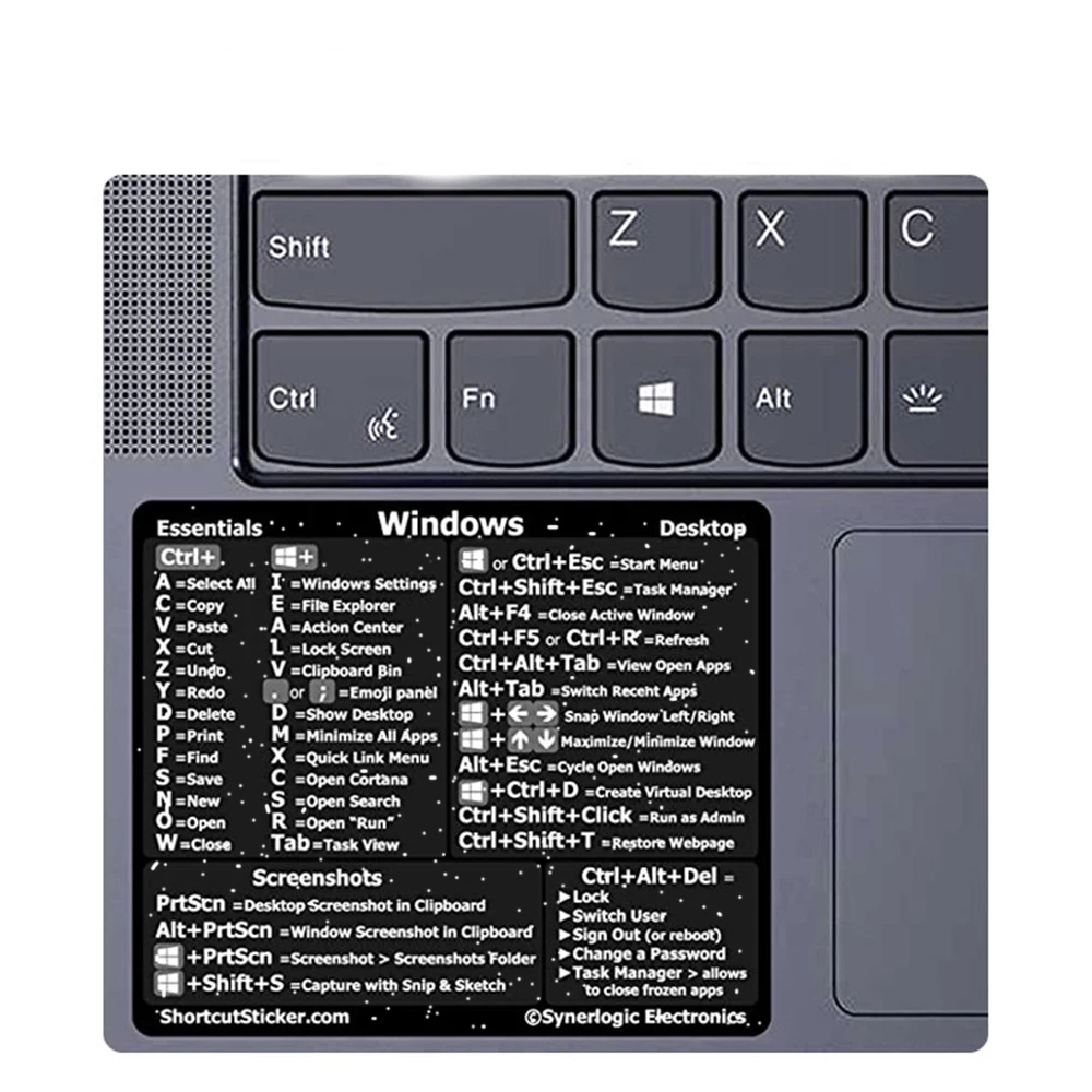1Pcs-Reference-Keyboard-Shortcut-Sticker-Adhesive-For-PC-Laptop-Desktop ...