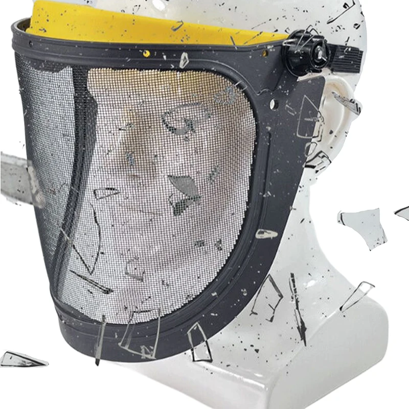 1PC Chainsaw Helmet Protector Forestry Safe Face Shield Chainsaw Safe ...