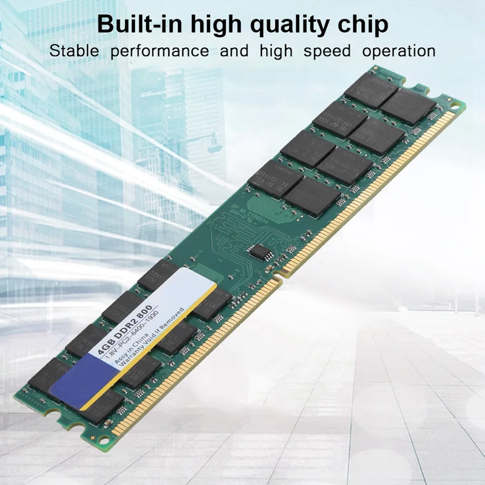 RAM DDR2 4GB 2x2GB 4 GB Capacity Per Module DDR2 SDRAM DIMM Computer ...