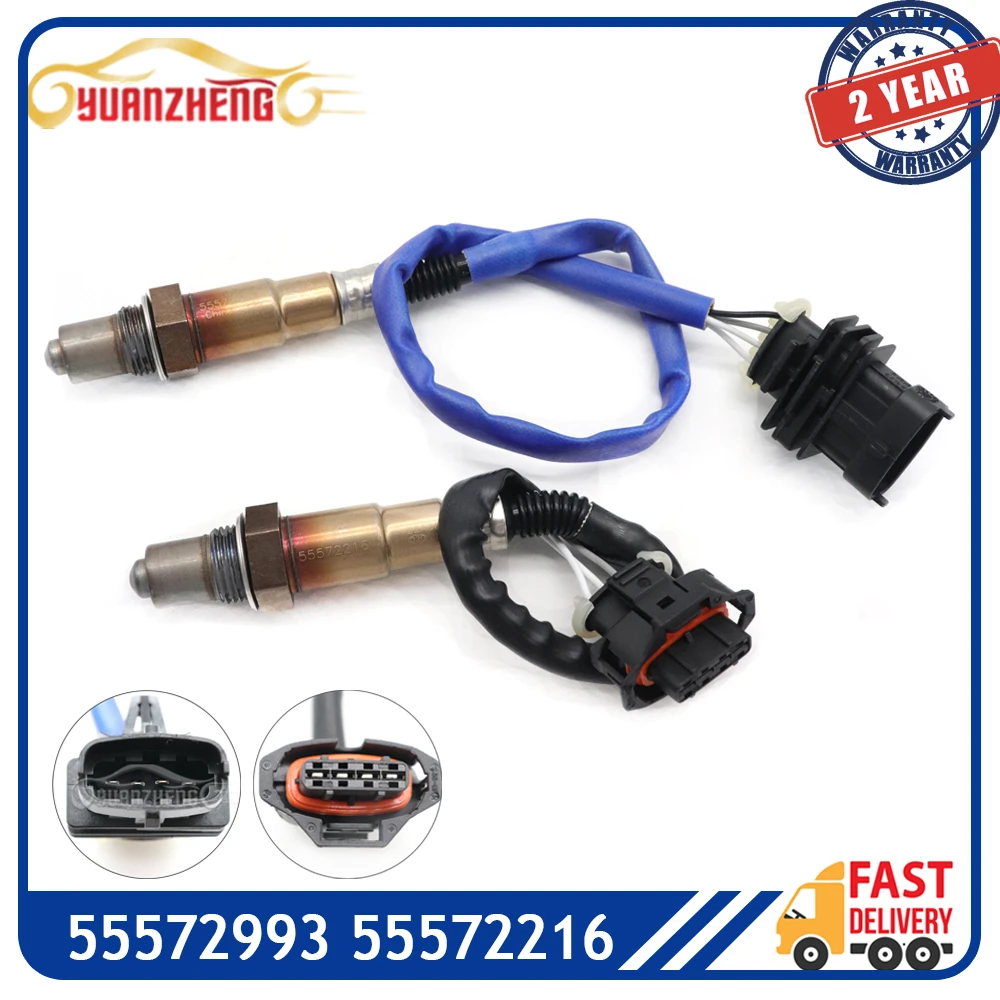 Upstream & Downstream Oxygen O2 Lambda Sensor 55572993 55572216 Fit For Chevrolet Cruze Limited ...