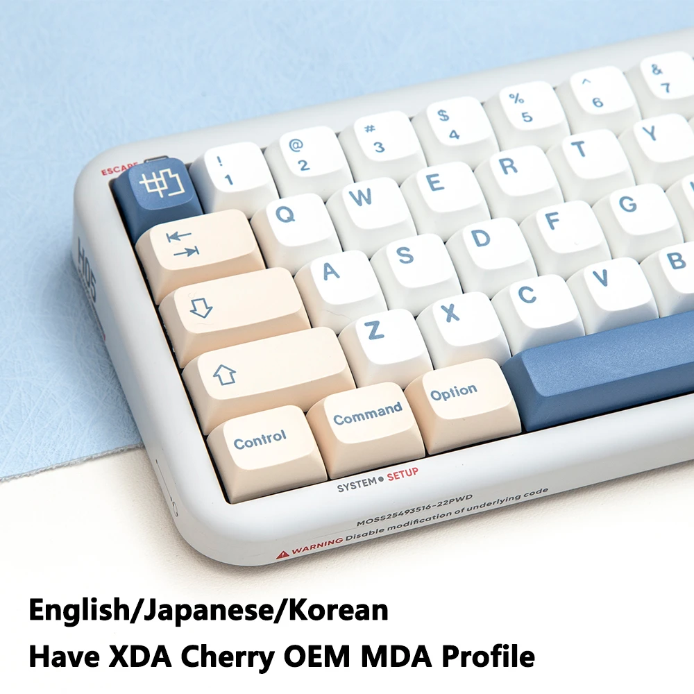 KBDiy GMK Soy Milk Keycap PBT XDA Cherry OEM MDA ISO Japanese Korean ...