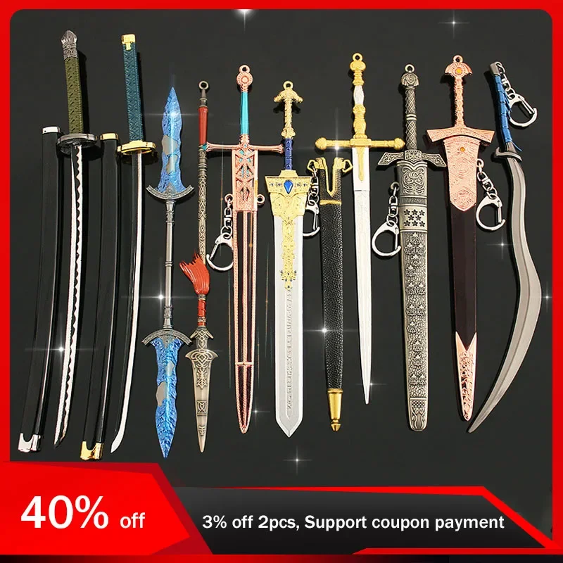 Miniature Medieval Sword Collectible Decorative Piece (Royal Greatsword)