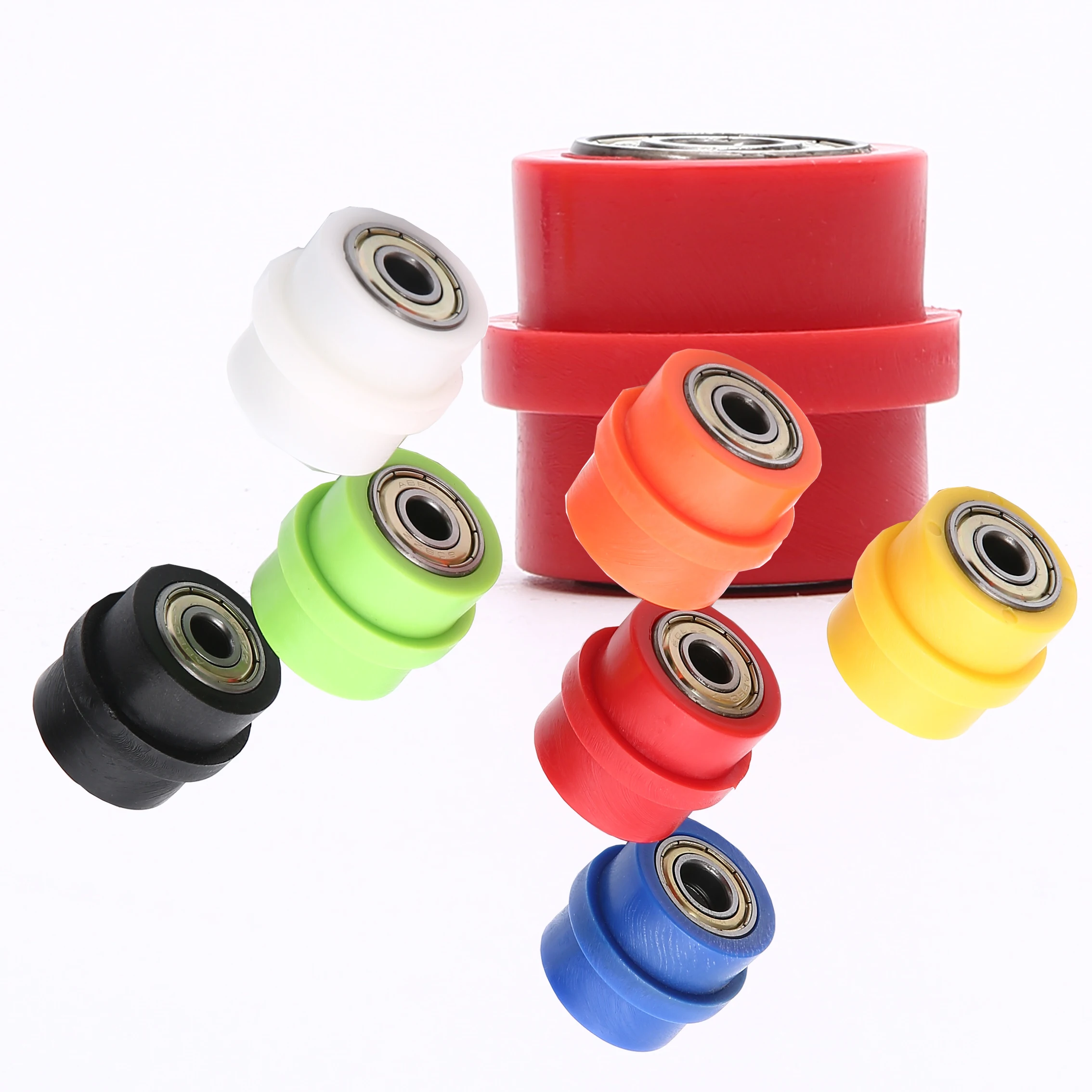 8mm-10mm-Chain-Roller-Tensioner-Bike-Pulley-Wheel-Slider-Guide-For ...