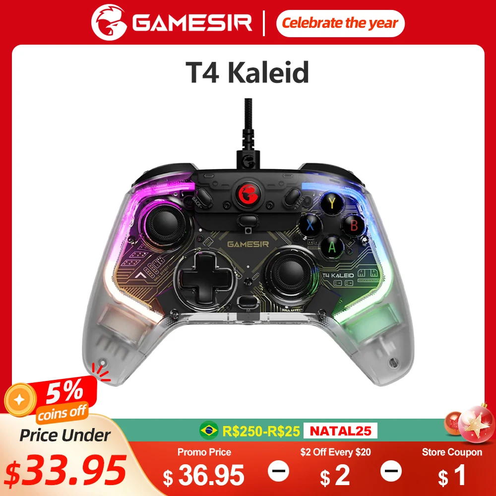 GameSir-T4-Kaleid-T4K-Gaming-Controller-Wired-Gamepad-with-Hall-Effect ...